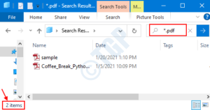 How to know total number of files in a directory in windows 10 / 11