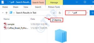 How to know total number of files in a directory in windows 10 / 11