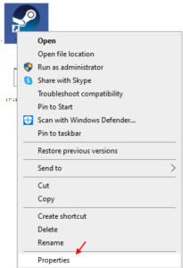 Failed to load steamui.dll error in Windows 10 Fix