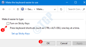 How to turn Off Sticky Keys in Windows 10 : 6 Methods
