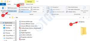 How to know total number of files in a directory in windows 10 / 11