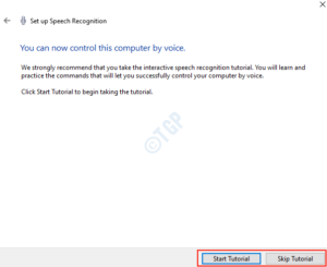 How to Setup Speech Recognition in Windows 10