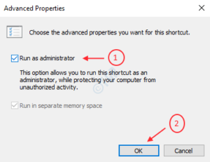 How to Run as administrator in windows 10