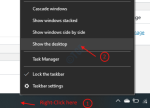 Top 3 ways to quickly go to Windows 10 Desktop