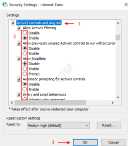 How to check and enable ActiveX in Internet Explorer