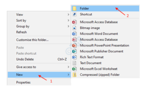 How to Create a Folder on Windows 10