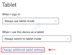 How to Turn On / Off the Tablet Mode on Windows 10