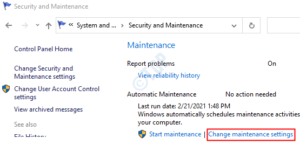 What is Automatic Maintenance Schedule ? How to Start or Change it in ...