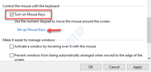 How to Use the Numeric Keypad to Move the Mouse in Windows 10/11