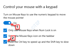 How to Use the Numeric Keypad to Move the Mouse in Windows 10/11