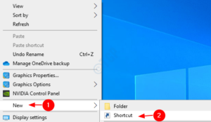 Create a shortcut and a keyboard hotkey to Turn Off Monitor in Windows 10