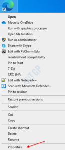Create a Shortcut to open Microsoft Edge in InPrivate mode