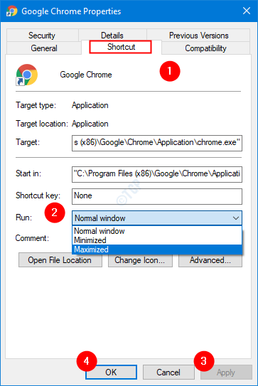 How To Maximize or Minimize an app by default at launch in Windows 10/11