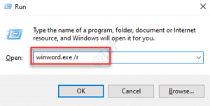 MS Word Could Not Create the Work File. Check the Temp Environment Variable