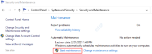 What is Automatic Maintenance Schedule ? How to Start or Change it in ...