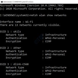 Block a Wi-Fi Network in Windows 10 Using Command Prompt