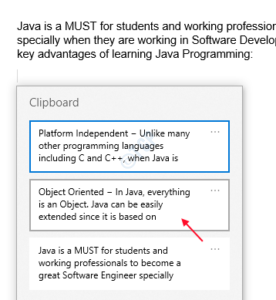 How to get previously copied items on clipboard in Windows 10