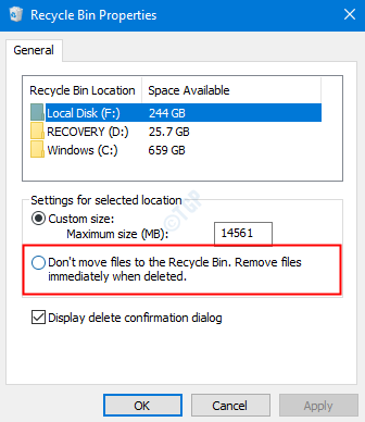 How To Fix Deleted Files not Showing in Recycle Bin Issue in Windows 10