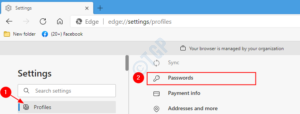 How To Fix Microsoft Edge Stopped Prompting to Save Website Passwords Issue