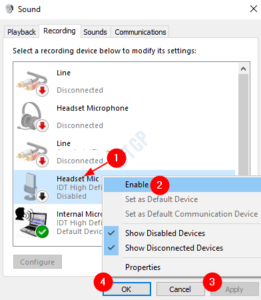8 Different Ways To Enable / Disable Microphone in Windows 10