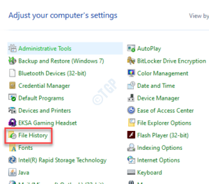 Your File History drive was disconnected for too long