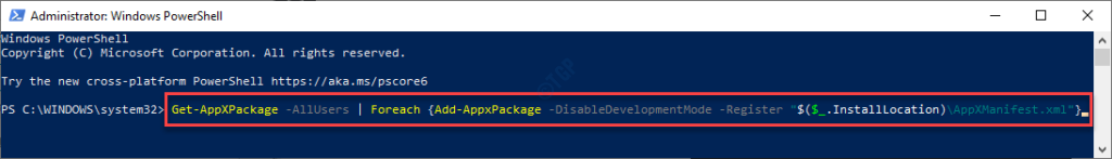 Fix Microsoft Store Error 0x80073d23 in Windows 10
