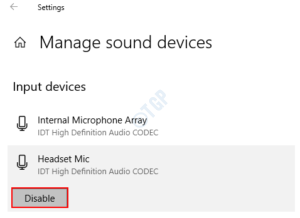 8 Different Ways To Enable / Disable Microphone in Windows 10