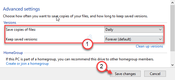 Your File History drive was disconnected for too long