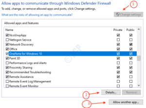 How to manage list of allowed / blocked apps in Windows Defender Firewall