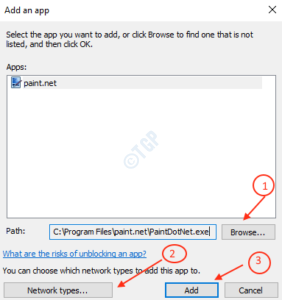 How to manage list of allowed / blocked apps in Windows Defender Firewall