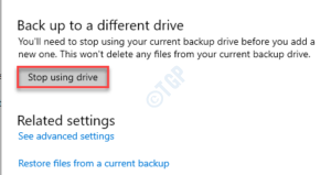Your File History drive was disconnected for too long