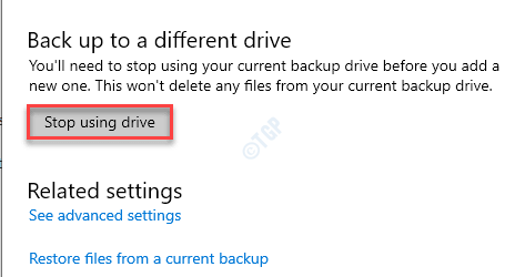 Your File History drive was disconnected for too long
