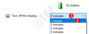 How To Change time after which display turns off in Windows 10