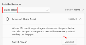 Quick Assist not working in Windows 10 / 11 Fix
