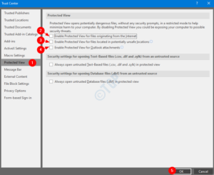 How To Remove or Disable the Enable Editing button in Excel