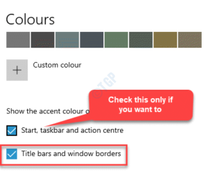 How to Enable and Customize Window Border and Title Bar Color on Windows 10