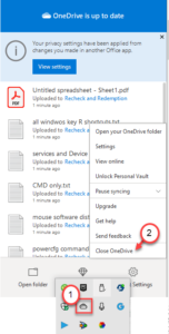 OneDrive Error Code 0x80070185 Fix in Windows 10