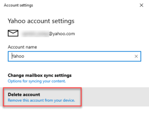 0x8019019a Error Code while setting up Yahoo mail in Windows 10 Fix