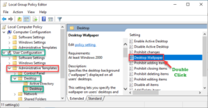 Desktop Background Group Policy is not applying in Windows 10 / 11 Fix