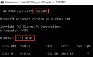 How to format Hard Drive with Command Prompt