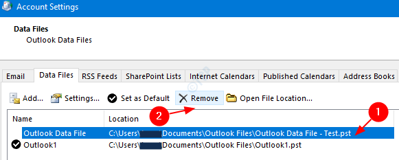 The Path Specified for the File Outlook.pst is not valid in Microsoft Outlook