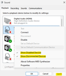 Headphone Jack not being detected in Windows 10 / 11 Fix