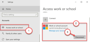 No remove button to disconnect Microsoft Account (Fix)