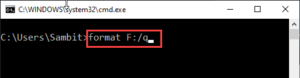 How to format Hard Drive with Command Prompt