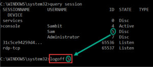 How to sign out other users on Windows 10