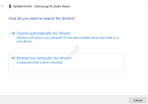 Generic Audio Driver detected in Windows 10 Fix