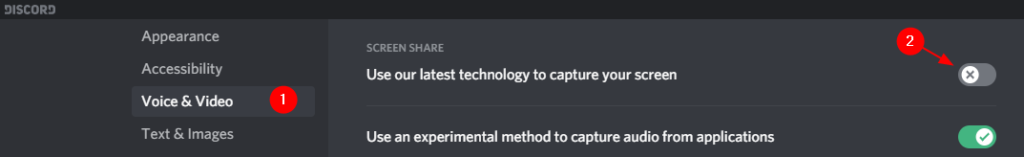 How to Fix Black Screen problem during Screen Sharing in Discord