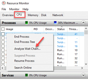 How to Kill a Windows 10/11 Service that is not stopping