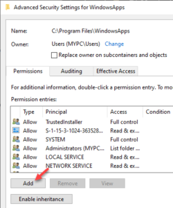 Fix - Access Control Entry is corrupt