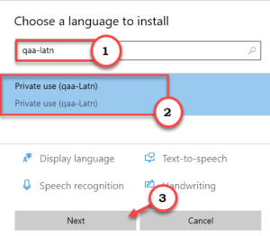 How to remove the unknown locale (qaa-latn) language